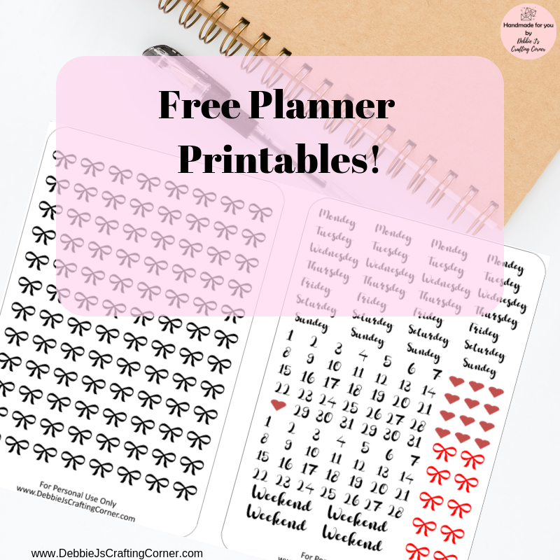 Printables Library - Debbie J's Crafting Corner
