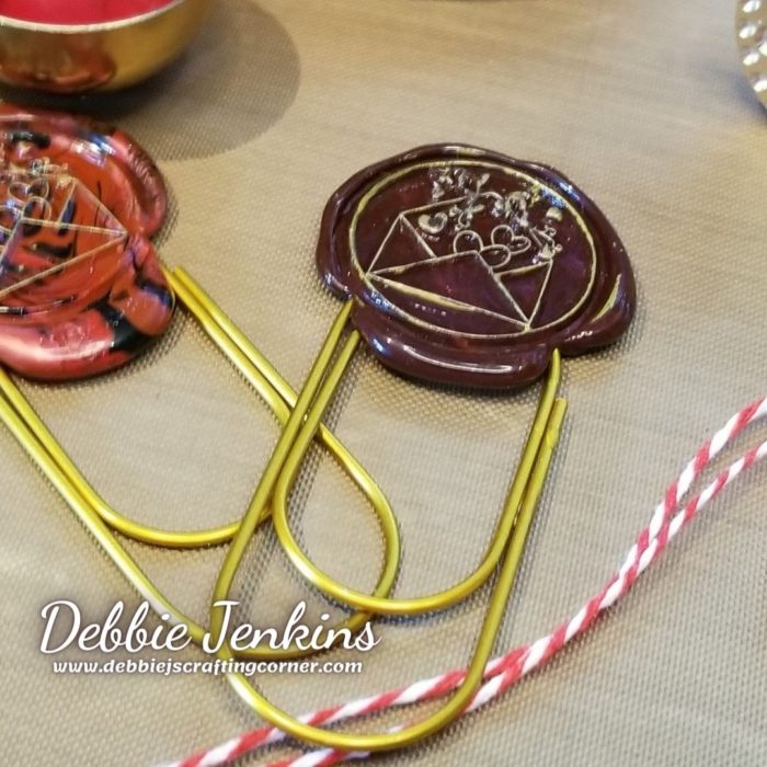 Making Bookmarks using Wax Seals from Craspire - Debbie J's Crafting Corner