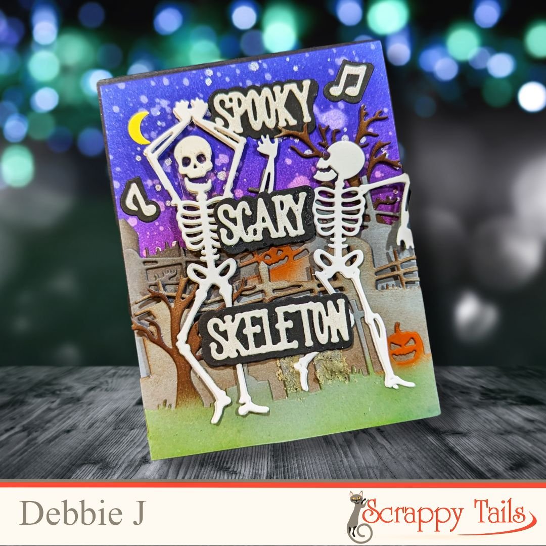 Spooky Scary Skeletons | Scrappy Tails Crafts Halloween 2024 Release ...